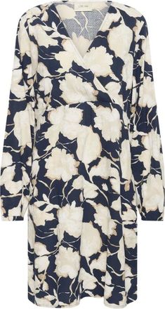 Cream Femme, Robes, Bleu, Taille: 48 FR Wrap Dress