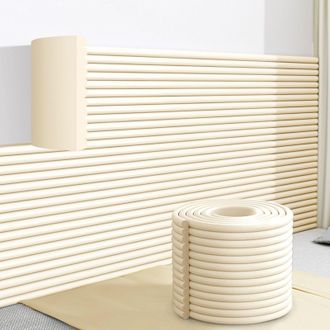 Generic Wandpaneele Gepolstert - Wandkissen Selbstklebend - Wandpolster, Anti-Kollision-Wandpolsterung, 1 cm Dickes Wandverkleidung Bett f&uuml;r Fitnessstudio Sch