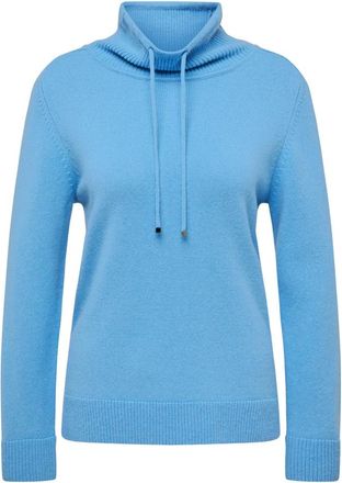 Rabe Femme, Pulls, Bleu, Taille: 52 FR Col roul&eacute;s