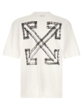 Off-white Graphic-Print Cotton T-shirt - White