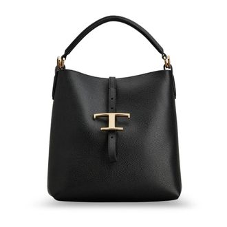 Tod's T Timeless Mini Bucket Bag - - Bags - Damen - Schwarzk - ONE SIZE