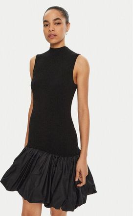 Rotate Coctailkleid 113620 Schwarz Slim Fit