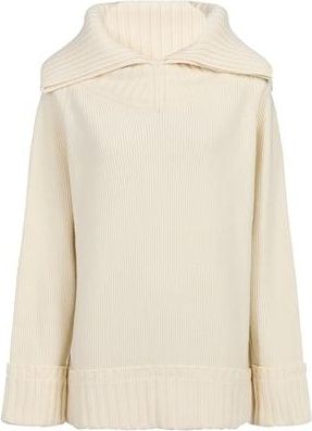 Victoria Beckham Pull ample col camionneur en laine m&eacute;lang&eacute;e