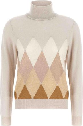 Ballantyne Pull Col Rond - Beige