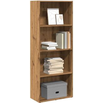 vidaXL vidaXL Biblioth&egrave;que ch&ecirc;ne artisanal 60x30x152 cm bois ding&eacute;nierie