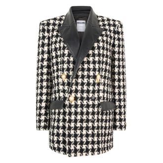 Moschino Zweireihiger Blazer - - Jackets - Damen - Mehrfarbig - S