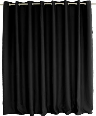 Enjoy Home Verdunkelungsvorhang mit 8 &Ouml;sen aus verchromtem Metall, Durchmesser 4 cm, gro&szlig;e Breite, 100% Polyester, 300 x 240 cm, fertig zum Aufh&auml;ngen, pflegeleic