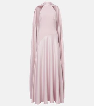 Solace London Robe Cece aus Cr&ecirc;pe und Satin