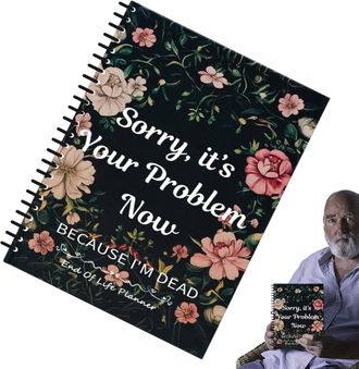 Generic End of Life -Planer, wichtiges Information Notebook | Information Notebook Planer f&uuml;r Lebensende | Neuheit Binder Guided Final Arrangements Bestattung