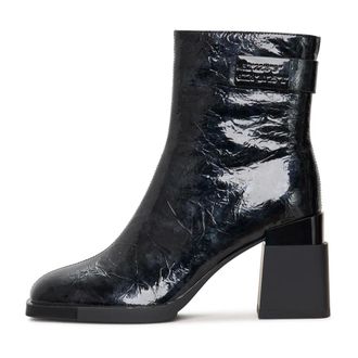 Cesare Gaspari Femme, Chaussures, Noir, Taille: 37 EU Bottines &agrave; Talon Bloc Dita - Noir