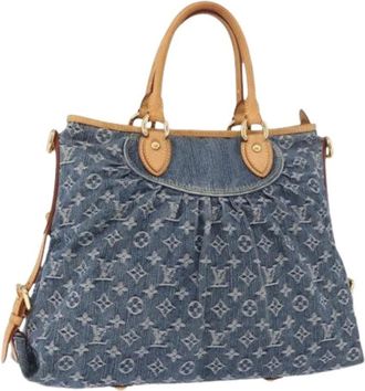 Louis Vuitton Sac bandouli&egrave;re vintage Monogram Denim Pre-owned - Femme - Pre-owned - Bleu - Taille: ONE Size