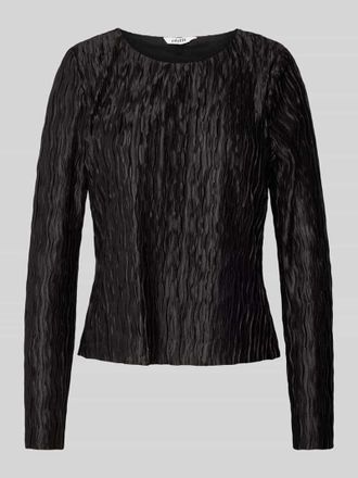 Mbym Slim Fit Bluse mit Strukturmuster Modell Azuria