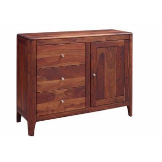 Massivmoebel24 Sideboard Sheesham110x40x86 walnuss ge&ouml;lt brooklyn 21