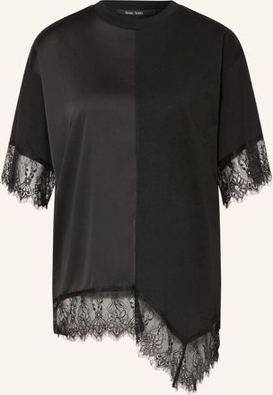 Marc Aurel Marc Aurel T-Shirt Im Materialmix Mit Spitze schwarz