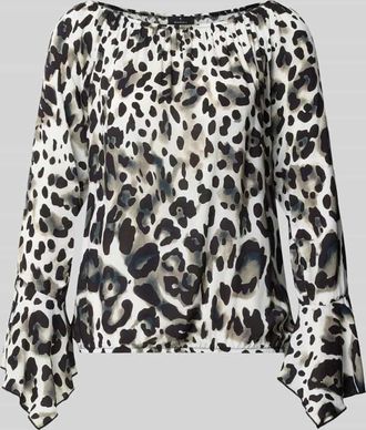 Monari Blusenshirt aus Viskose im Allover-Look