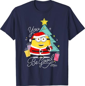 MINIONS Minions You Be Good Santa Minion Holiday T-Shirt