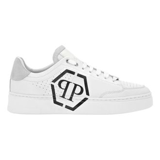 Philipp Plein Homme, Chaussures, Blanc, Taille: 40 EU Carson Hexagon Baskets