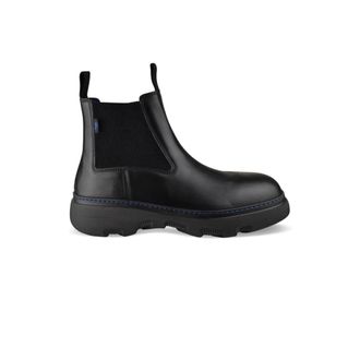 Burberry Homme, Chaussures, Noir, Taille: 44 EU Chelsea Bottes