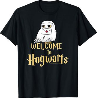Harry Potter Hedwig Welcome to Hogwarts T-Shirt