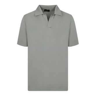 Dell'Oglio Homme, Tops, Vert, Taille: 3XL Polo