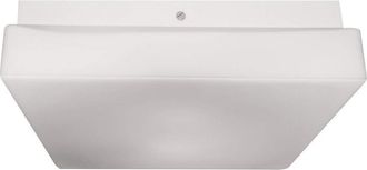 Lampenlux LED Deckenlampe Deckeleuchte Diego Glasschirm weiss E14 8W gro&szlig;