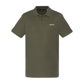 Schott NYC Schott Nyc, Homme, Tops, Vert, Taille: S Polo à manches courtes vert