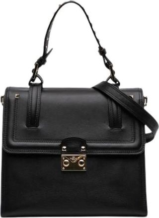 Valentino Pre-owned Cabana Satchel - Femme - Pre-owned - Noir - Taille: ONE Size