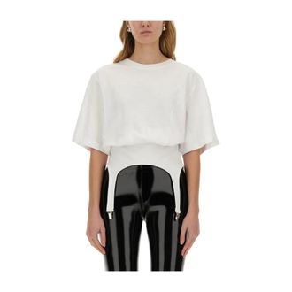 Fiorucci Femme, Tops, Blanc, Taille: 40 FR T-Chemises