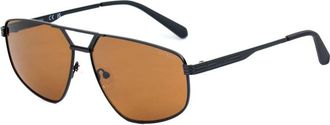 Guess Schwarze Metall-Sonnenbrille