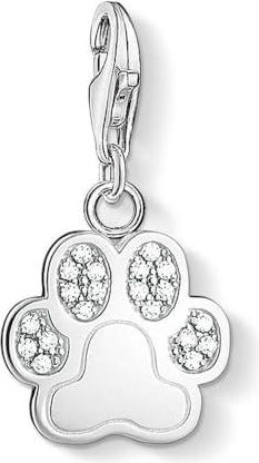 Thomas Sabo Femmes Pendentif Charm Patte Charm Club Argent Sterling 925 1339-051-14