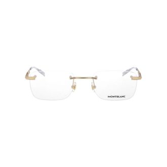 Montblanc Glasses - - Accessories - Herren - Gelb - 54 MM