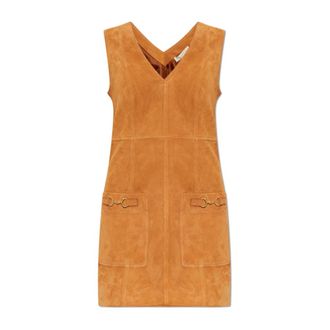 Ulla Johnson Sloane Wildleder-Kleid - - Dresses - Damen - Orange - XS