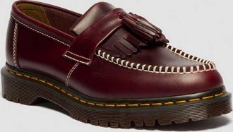 Dr. Martens Adrian Orleans Leder Tassel Loafer in Rot, Gr&ouml;&szlig;e: 36
