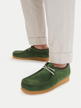 Clarks Halbschuhe Wallabee EVO 26186170 Gr&uuml;n