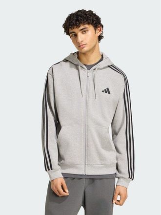 adidas Sweatshirt Essentials 3-Stripes French Terry KY4173 Grau Regular Fit