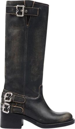 Chloé Femme, Chaussures, Noir, Taille: 37 1/2 EU Dakota Boot