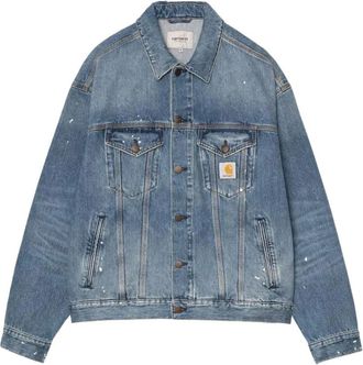 Carhartt Work in Progress Homme, Vestes, Bleu, Taille: L Veste en jean