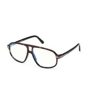 Tom Ford Blue Block Navigator Opticals - - Accessories - unisex - Braun - 57 MM