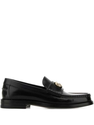 Gucci Loafer mit GG - Schwarz