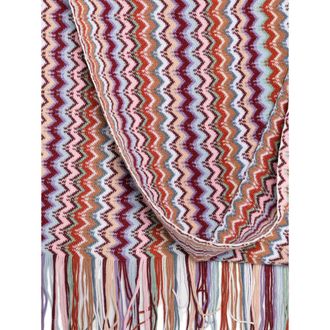 Missoni Zig-Zag Knit Scarf - Multicolor