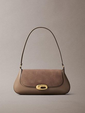 Calvin Klein Sac bandoulière en daim brossé et gravé