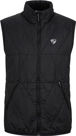 Ziener Nario-z Gilet Softshell Hybride pour Ski | Primaloft-Coupe-Vent et imperméable, Noir, 54 Hommes