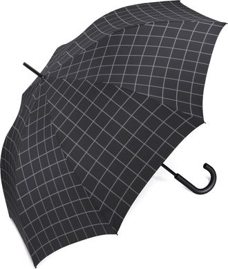 Esprit Esprit Herren Stockschirm Automatik Gents - Check Black