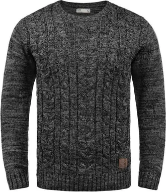 Solid Strickpullover SDPhilemon Strickpulli mit Zopfstrickmuster