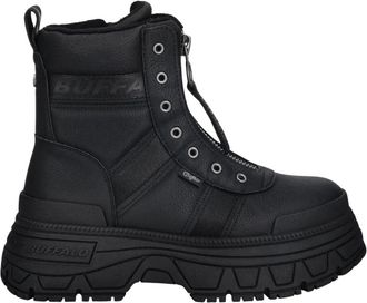Buffalo Femme, Chaussures, Noir, Taille: 40 EU Botte Chelsea &agrave; fermeture &eacute;clair avant