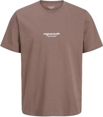 Jack & Jones Jorvesterbro Tee Ss Crew Neck Noos Homme Jorvesterbro T-shirt Ss Crew Neck Noos, Taupe Foncé, L
