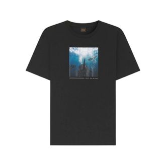 HUGO BOSS Homme, Tops, Noir, Taille: XL T-shirt Dobermann