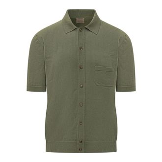 Rakk&igrave; Homme, Tops, Vert, Taille: 2XL Polo Camicia Taschino
