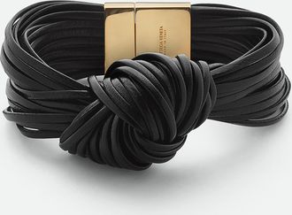 Bottega Veneta Bracelet En Cuir Knot - Bottega Veneta