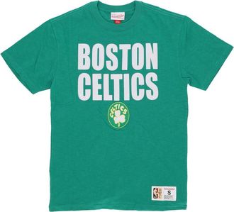 Mitchell & Ness NBA Legendary Slub Tee in Teamfarben - - Tops - Herren - Gr&uuml;n - XL